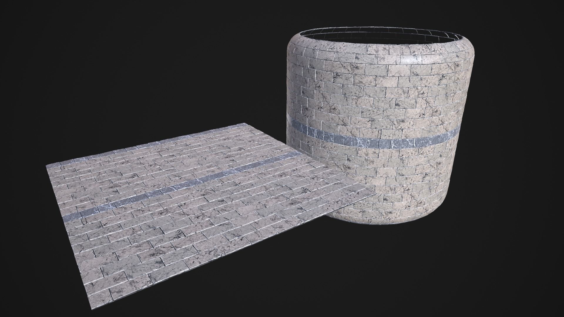 Texture Marble tiles VR / AR / low-poly | CGTrader