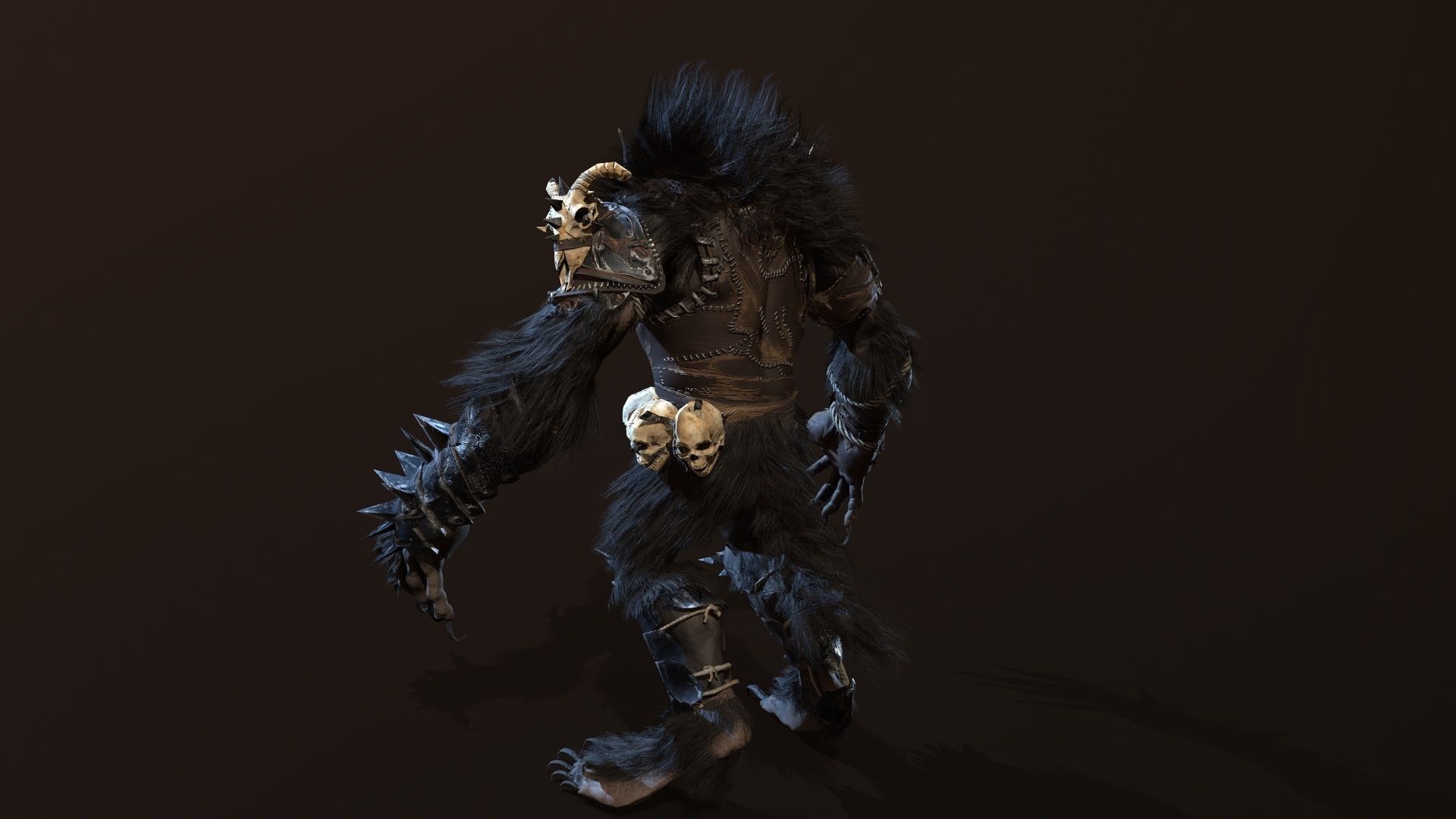 3D model Werewolf VR / AR / low-poly rigged animated | CGTrader