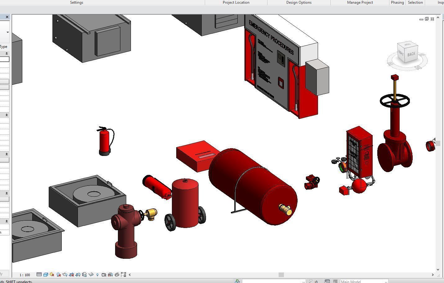 Mechanical Equipments Revit Families 2016 3D model | CGTrader