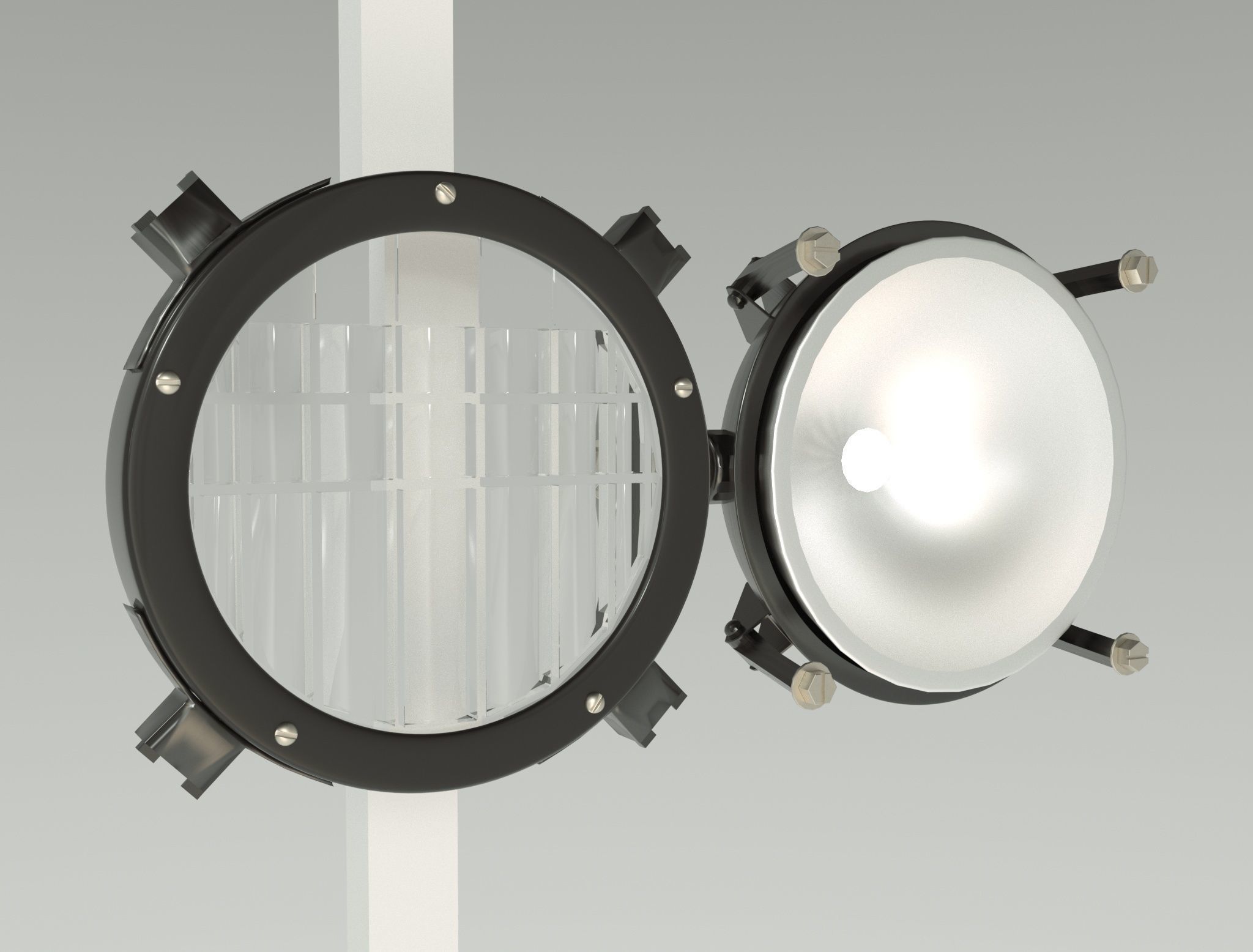 3d model tank headlight 3D model | CGTrader