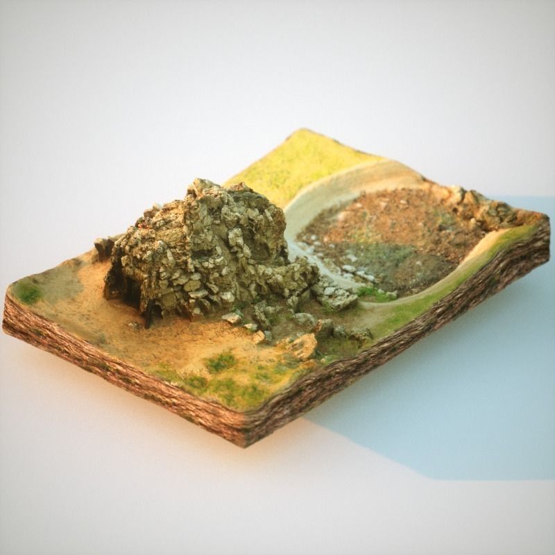 Rock Cave Printeable 3D model 3D printable | CGTrader
