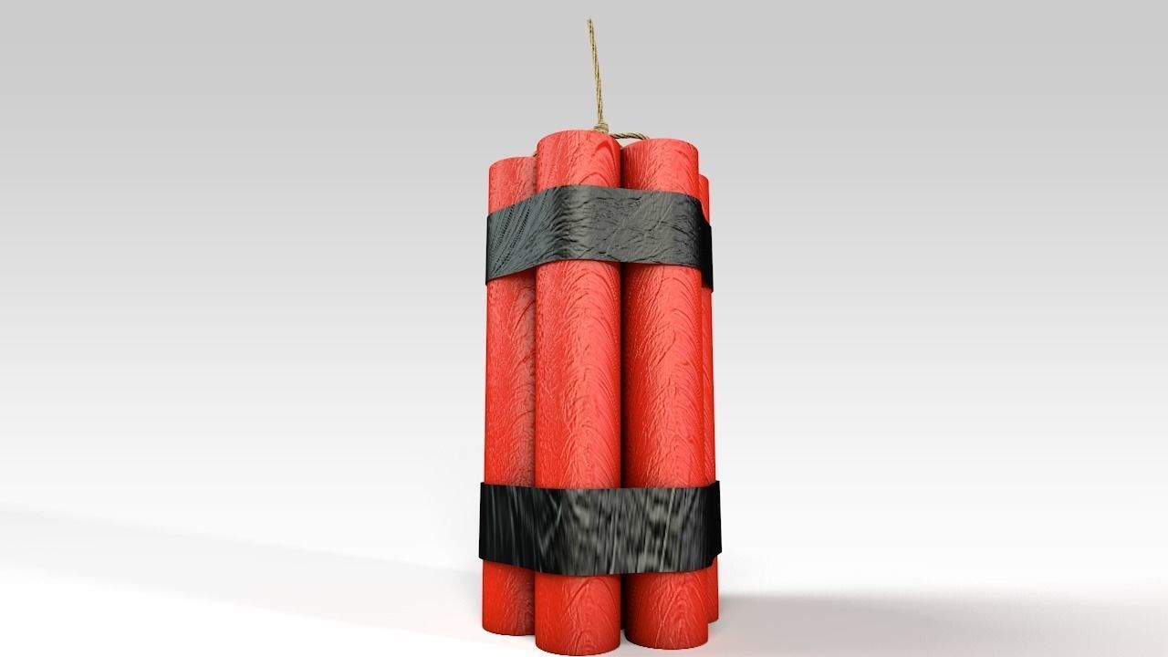 Dynamite free 3D model | CGTrader