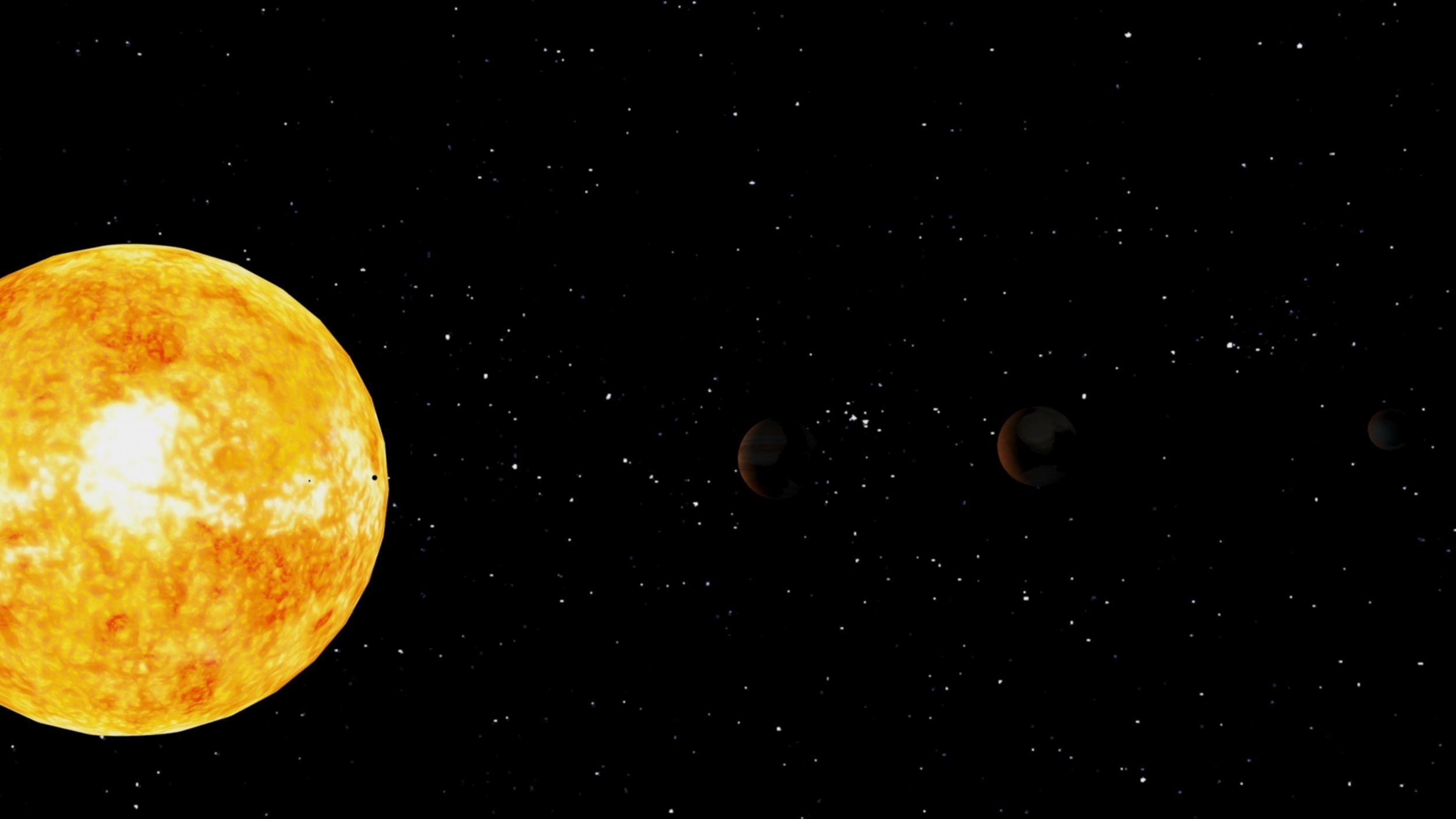 3D model Solar System with all Planets Lowpoly VR / AR / low-poly ...