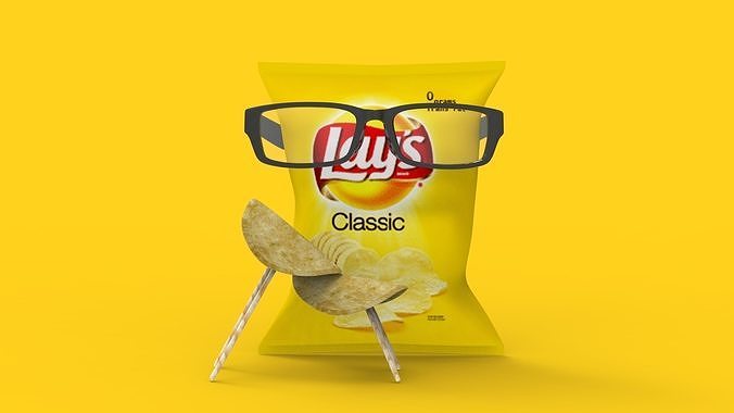 Lays potato chips 3D model | CGTrader