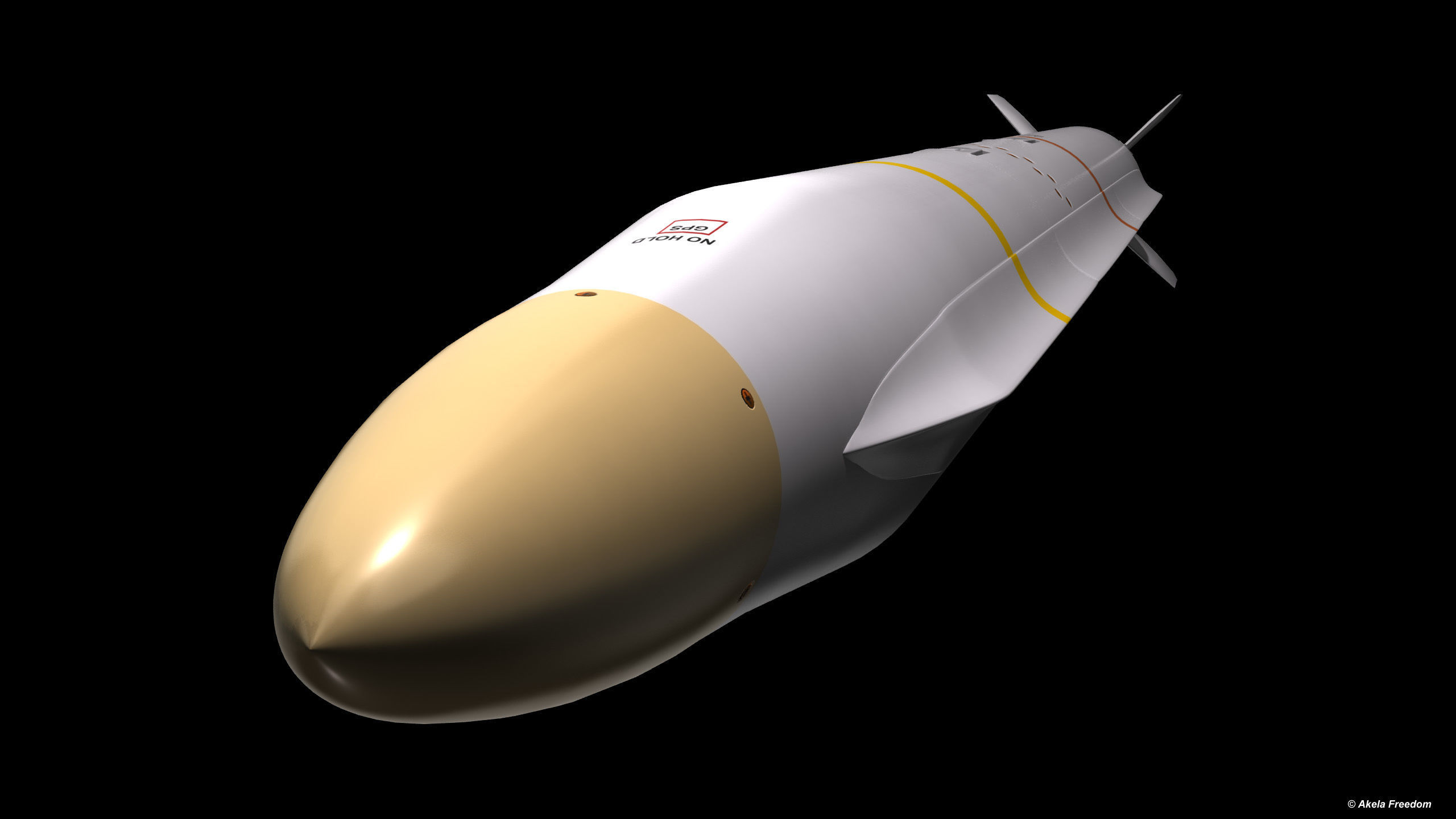 AARGM-ER Missile 3D model animated | CGTrader