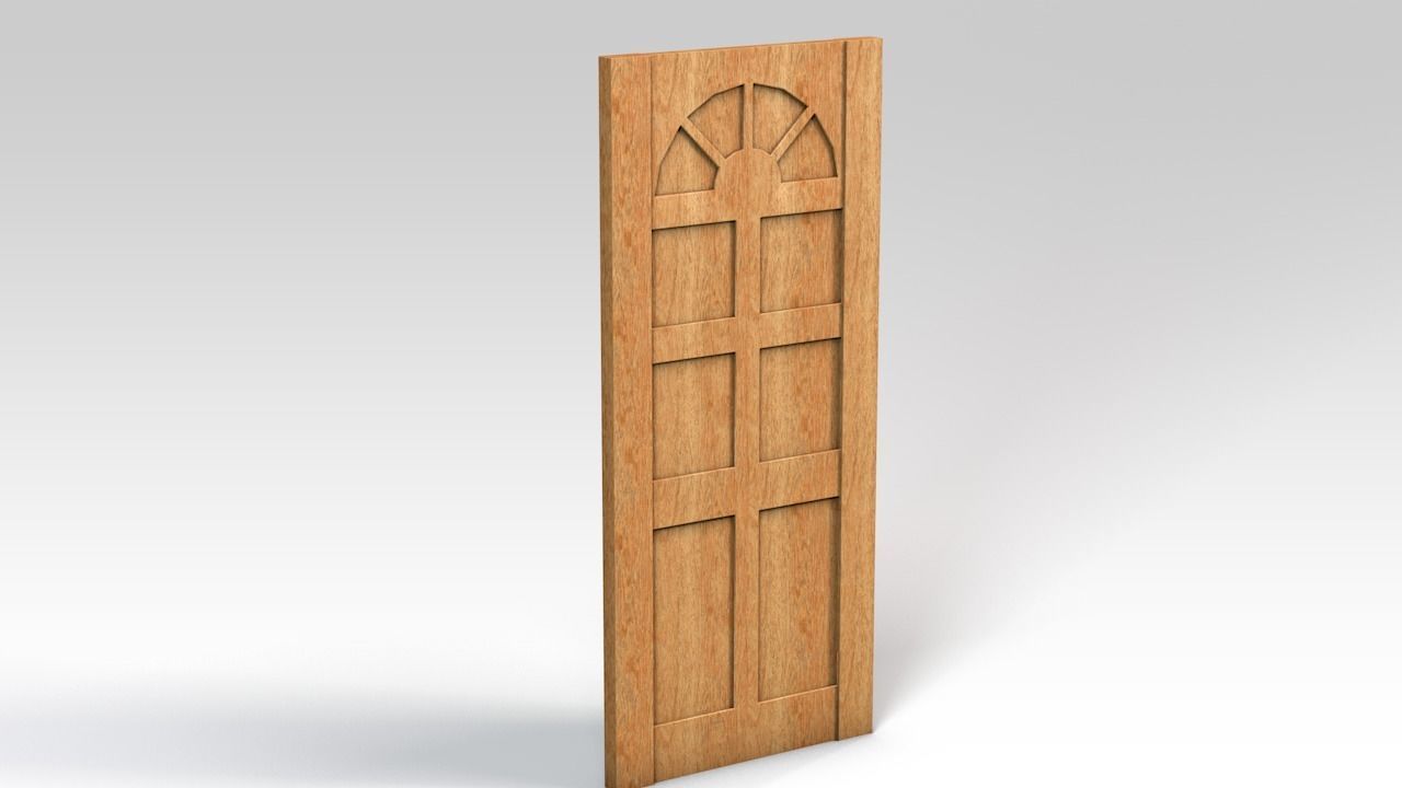 Entrance door - no window free 3D model | CGTrader
