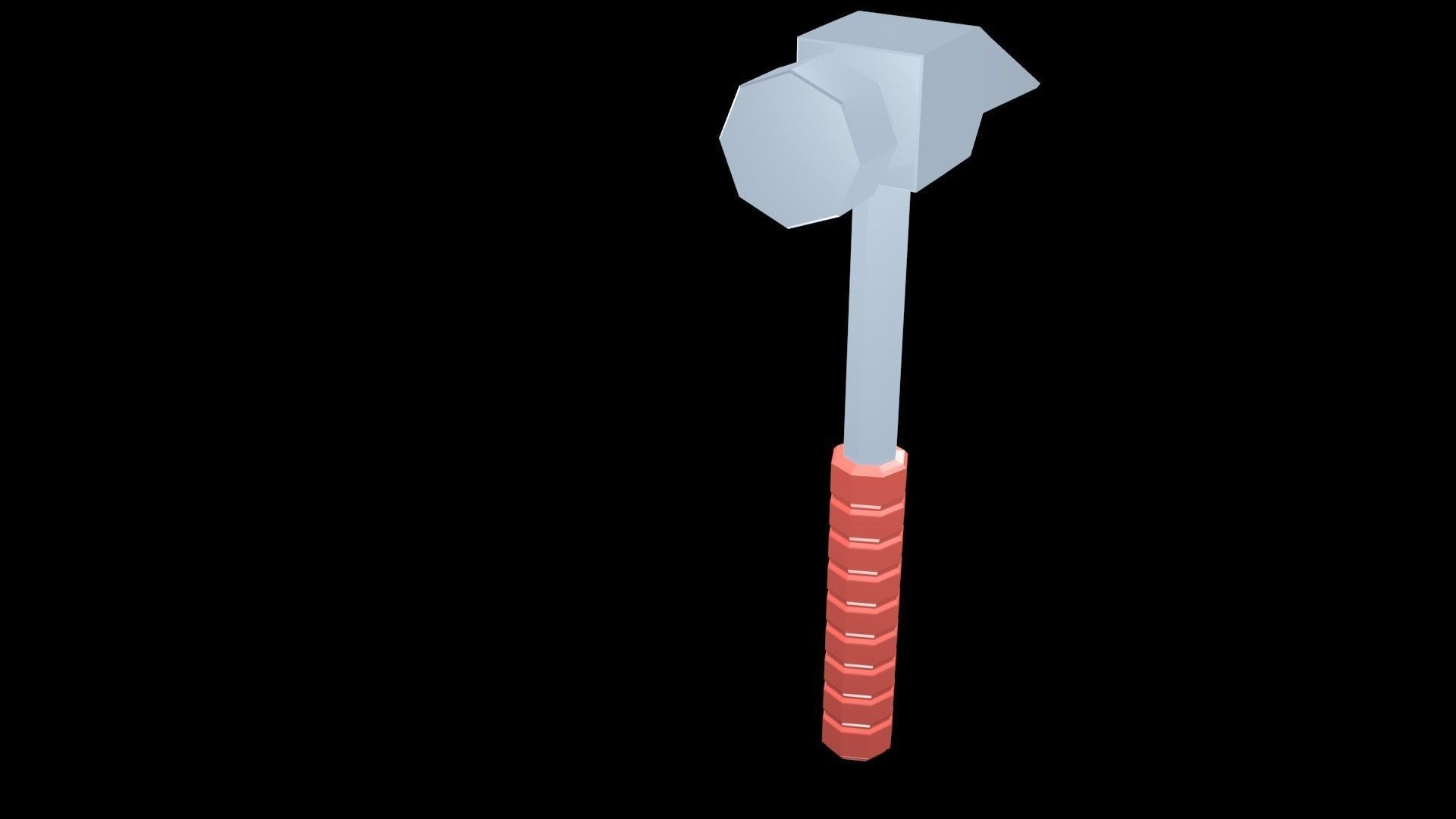 3D model Low poly hammer 5 VR / AR / low-poly | CGTrader