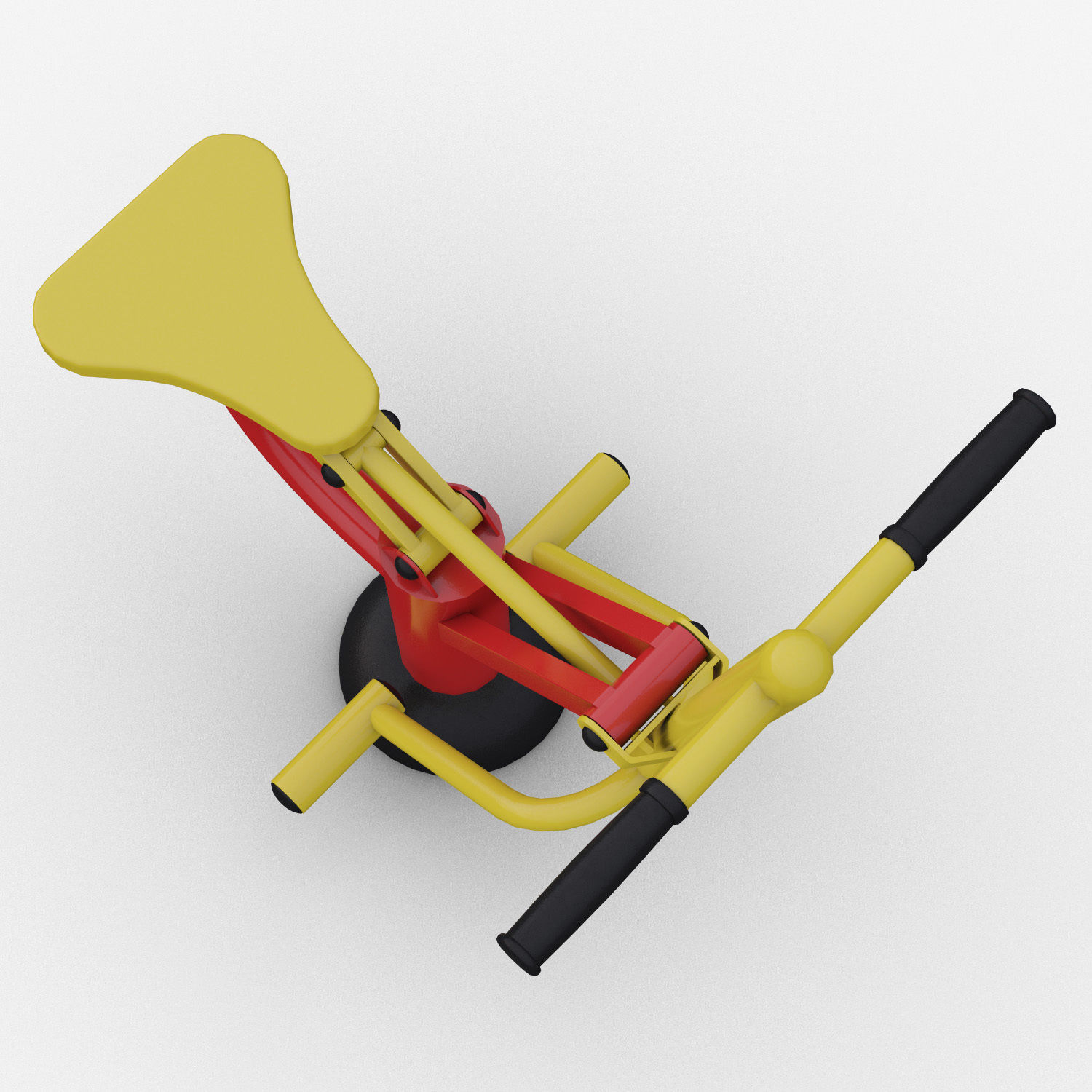 Outdoor fitness Equipment Horse Riding Exercise Machine 3D model | CGTrader