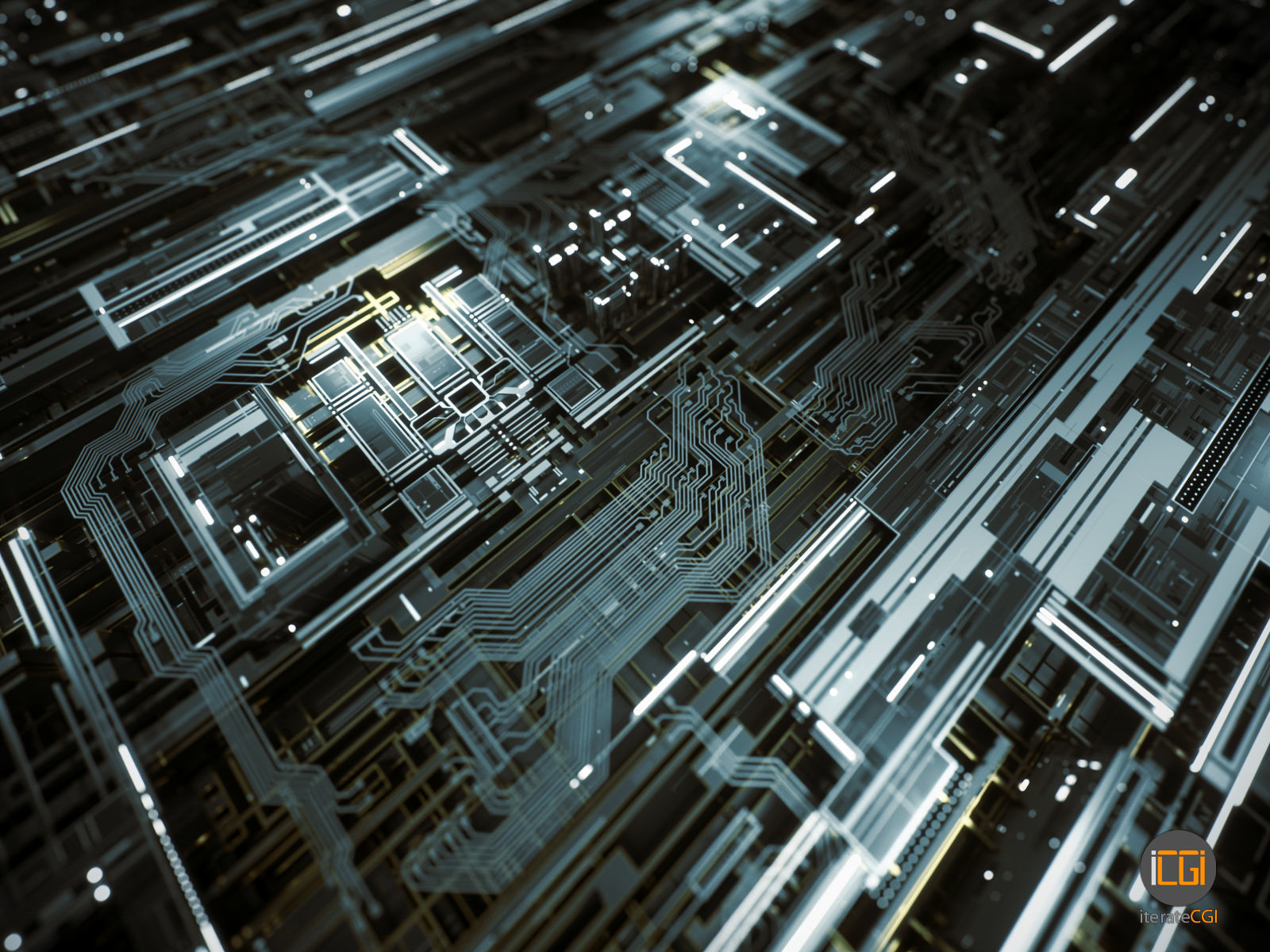 Tech Greebles set 1 3D model | CGTrader