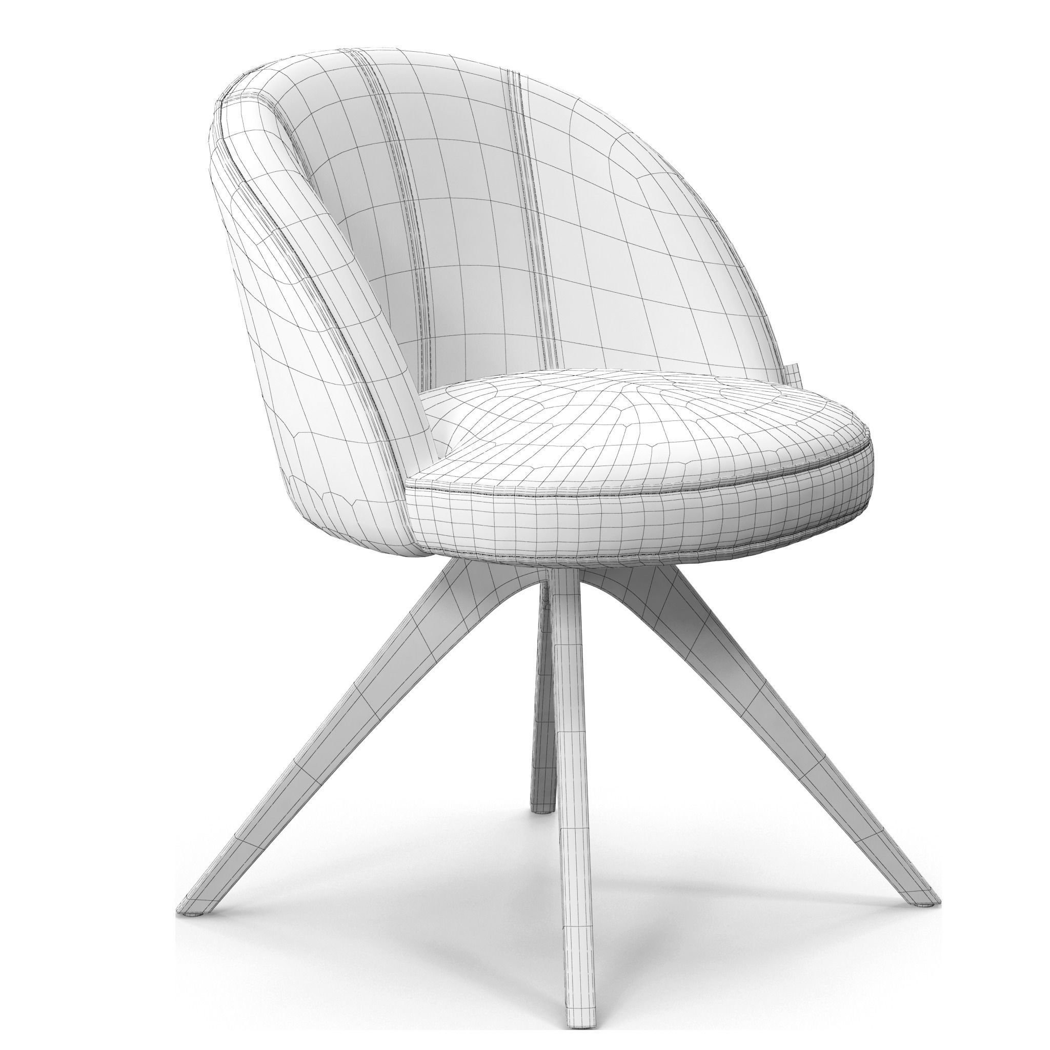 Rolf Benz 629 chair set 3D model | CGTrader
