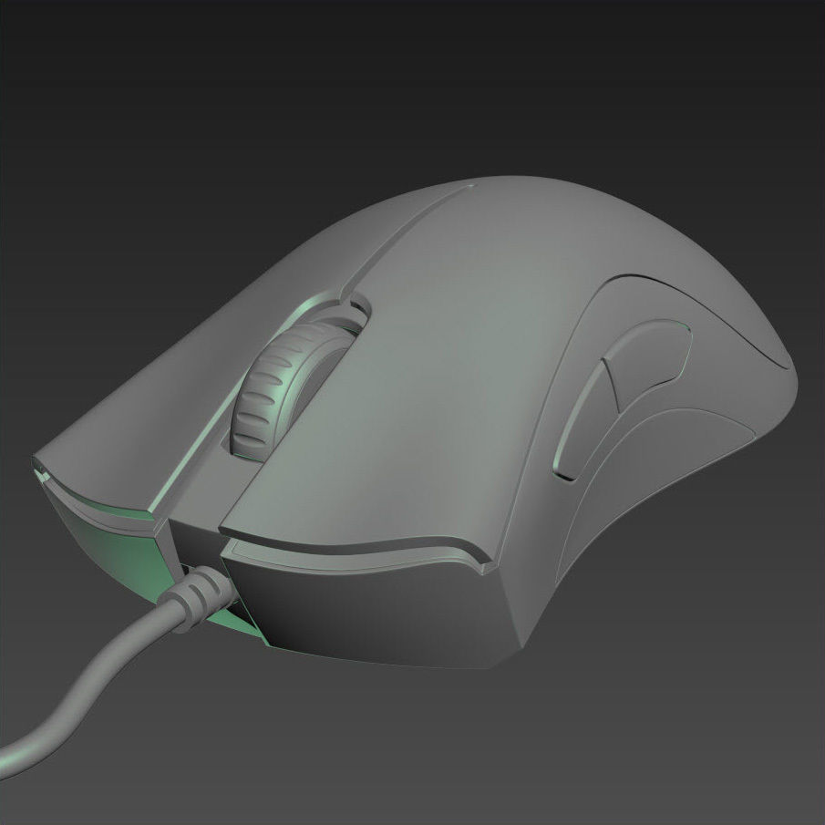 Razer DeathAdder Chroma 3D model | CGTrader