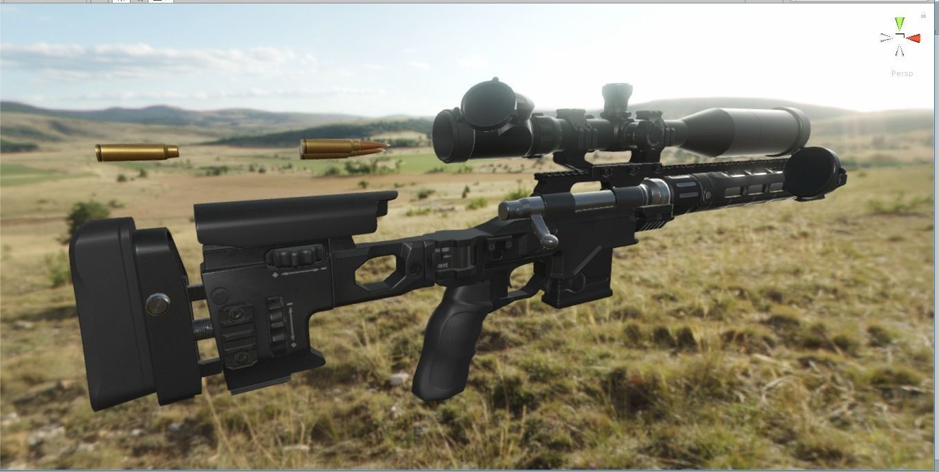 3D model GameReady Sniper Rifle VR / AR / low-poly | CGTrader