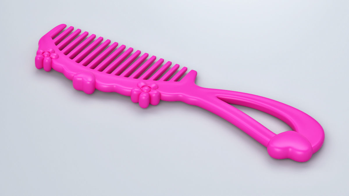 Barbie Comb 3D model | CGTrader