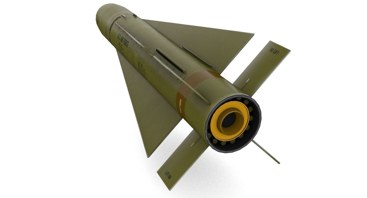 3D model AGM 65D Maverick Air to Ground Missile VR / AR / low-poly ...