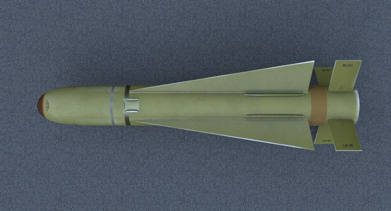 3D model AGM 65D Maverick Air to Ground Missile VR / AR / low-poly ...