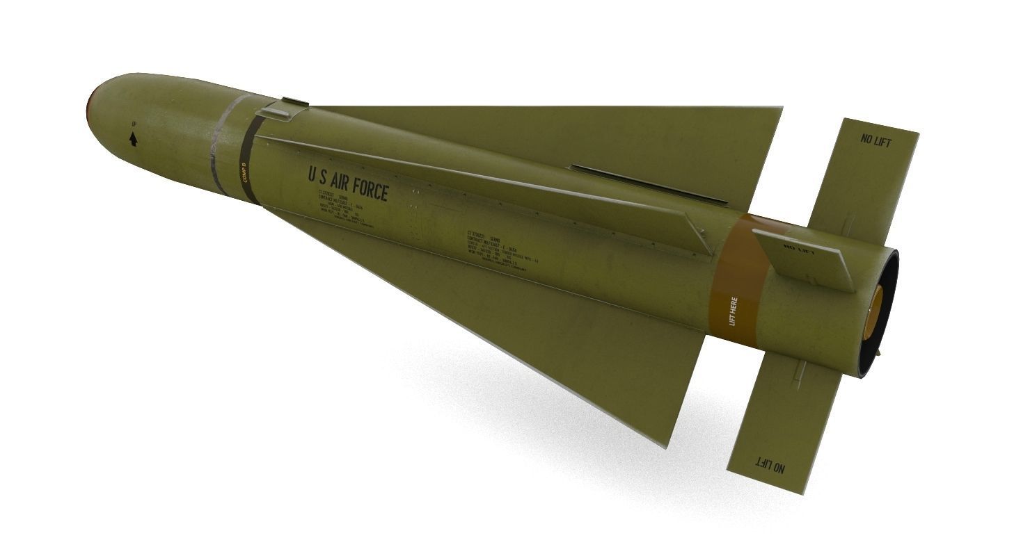 3D model AGM 65D Maverick Air to Ground Missile VR / AR / low-poly ...