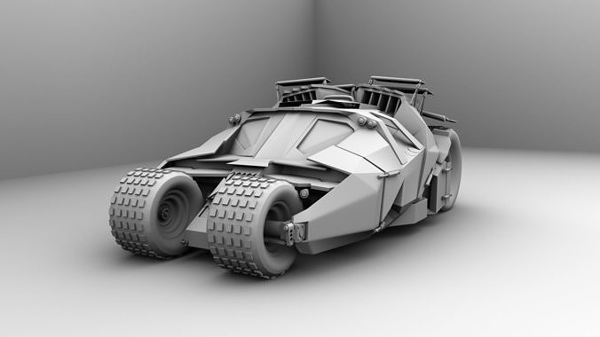Batman car 3D model | CGTrader