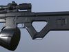 3D model AR-15 Low Poly gun with scope VR / AR / low-poly | CGTrader