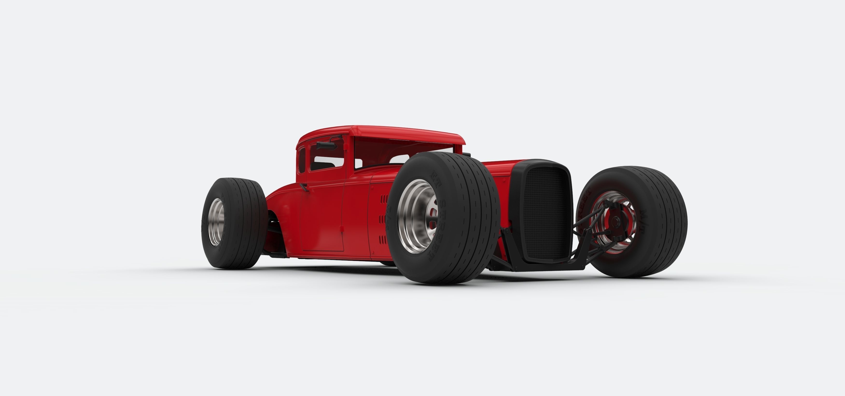 Hot rod 2 3D model | CGTrader