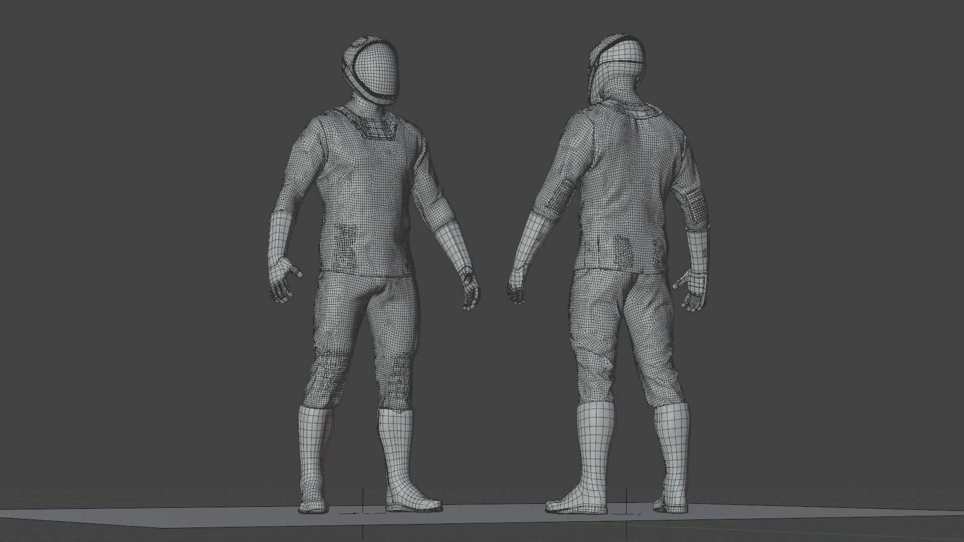 SpaceX Dragon Starman Spacesuit Rigged 3D model rigged | CGTrader