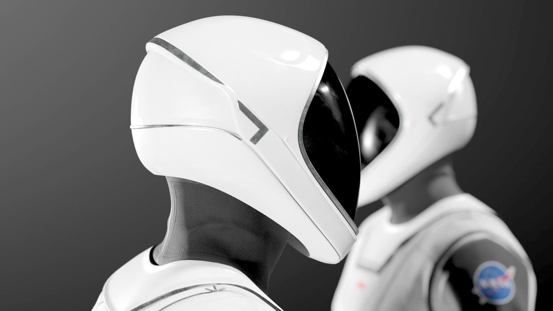 SpaceX Dragon Starman Spacesuit Rigged 3D model rigged | CGTrader