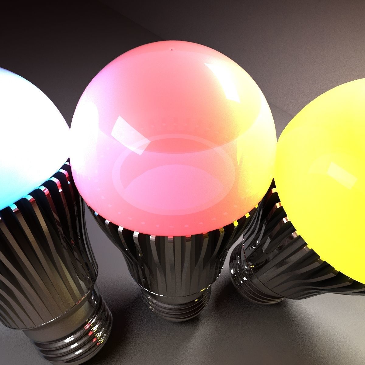 LED lights 3D model | CGTrader