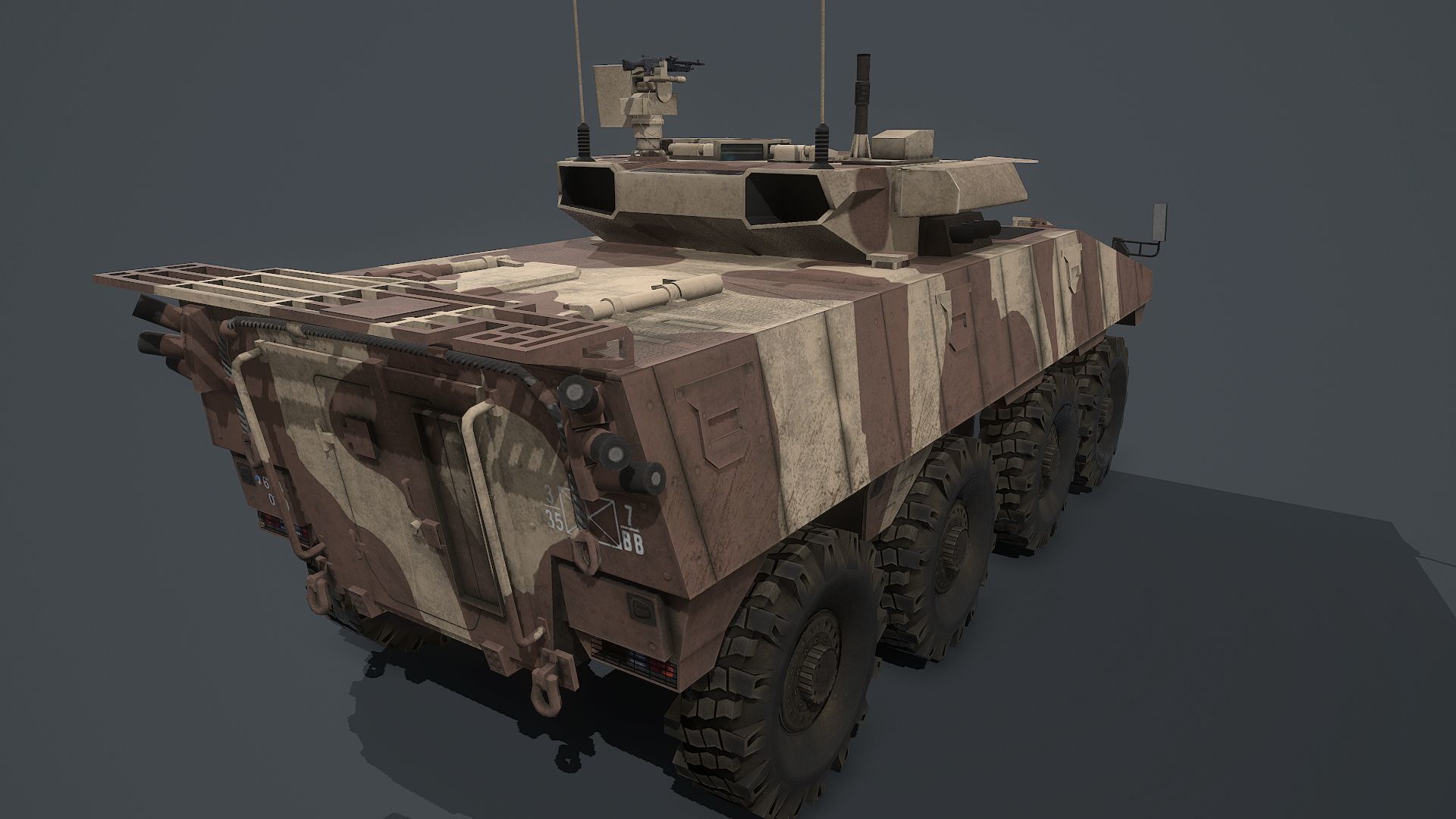 3D model VBCI - 2 Nexter VR / AR / low-poly | CGTrader