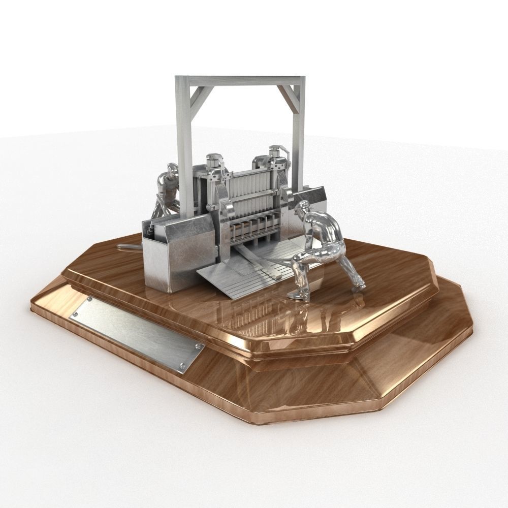 Steel Sculpture 3D model | CGTrader