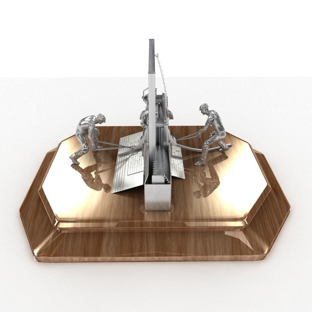 Steel Sculpture 3D model | CGTrader