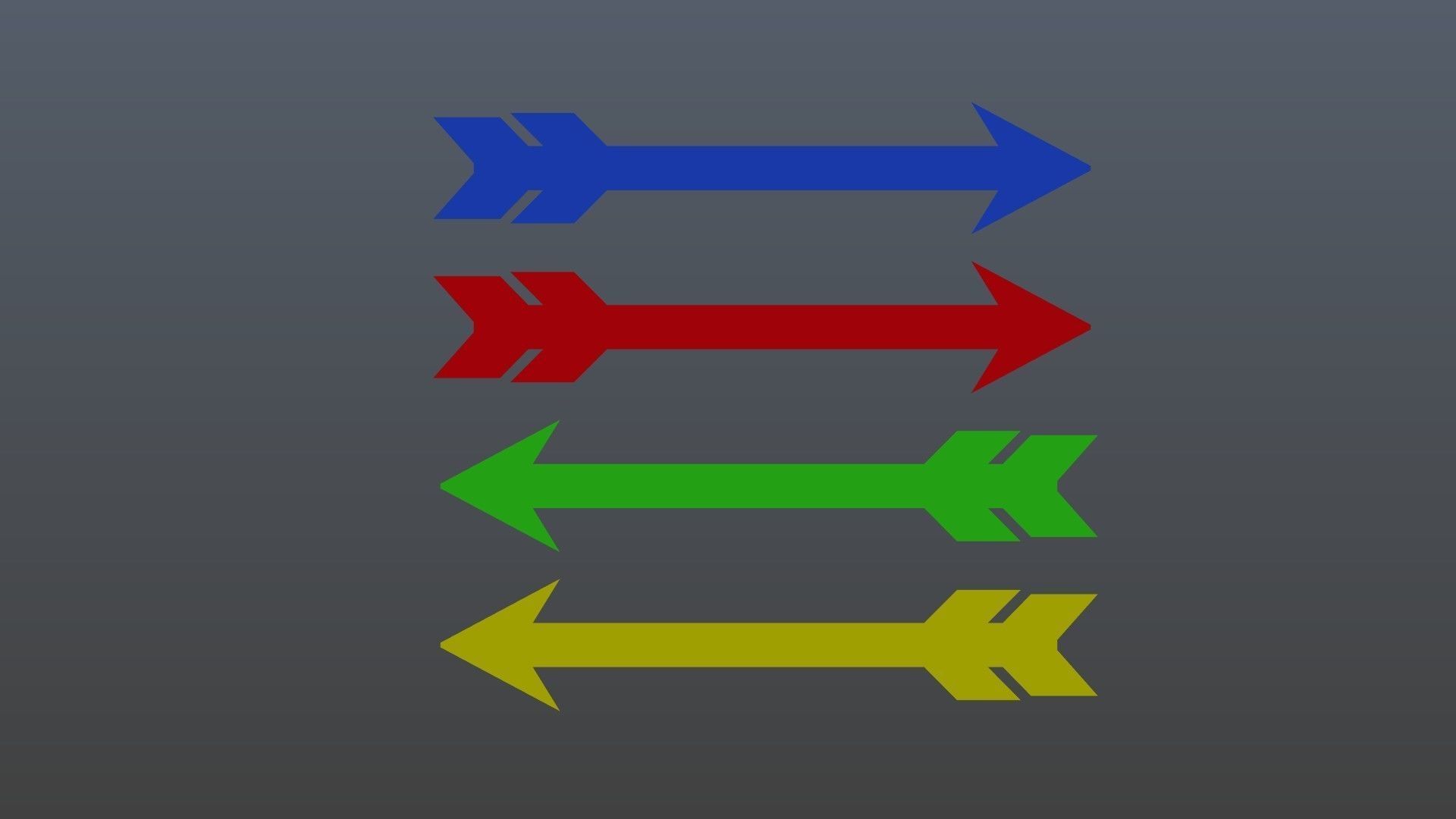 3D model Low poly arrow 14 VR / AR / low-poly | CGTrader