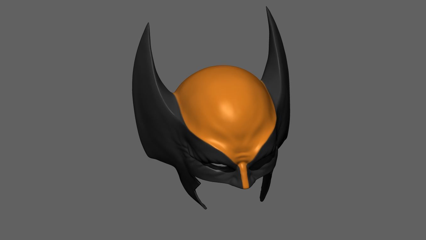 Wolverine Mask - Helmet For Cosplay from Marvel 3D model 3D printable ...