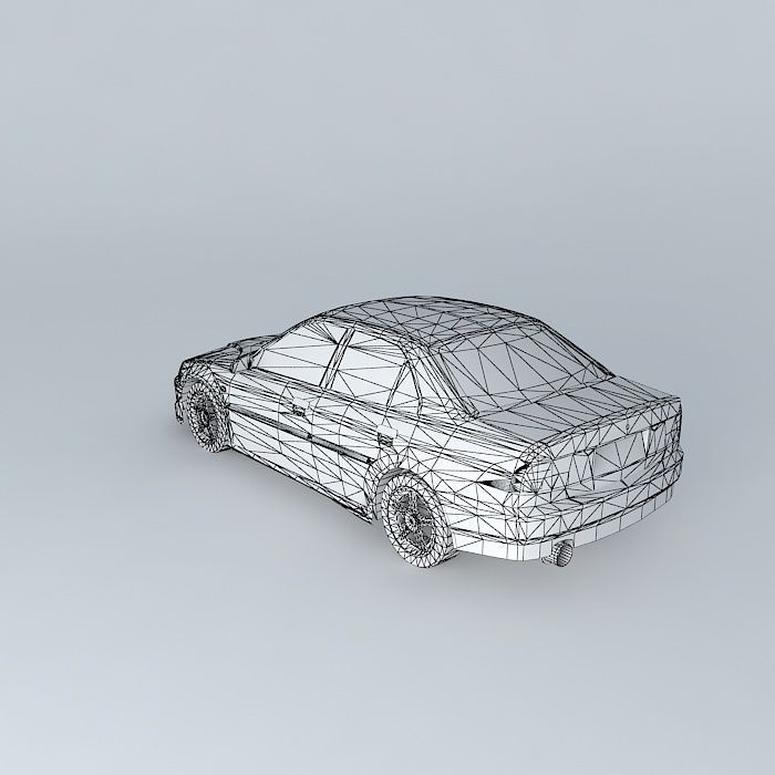 Proton Wira Mitsubishi Lancer Evo 1990 2000 Facelift free 3D model ...