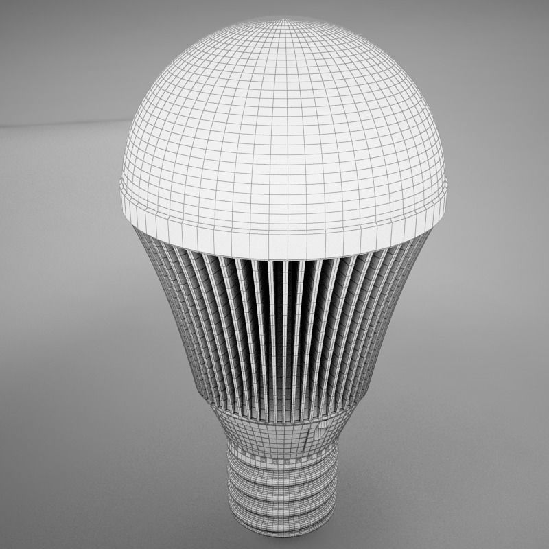 LED Light Bulb HD 3D model | CGTrader