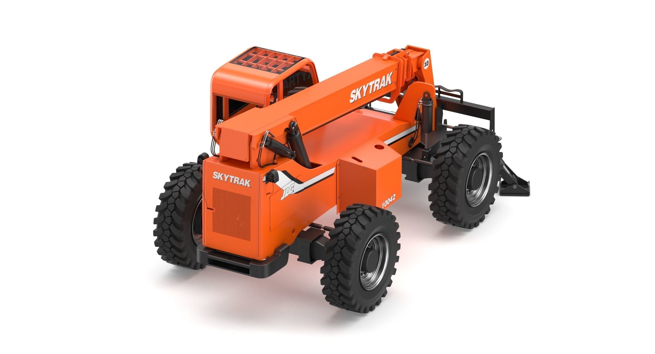 JLG 10042 SkyTrak Telehandlers 3D model | CGTrader