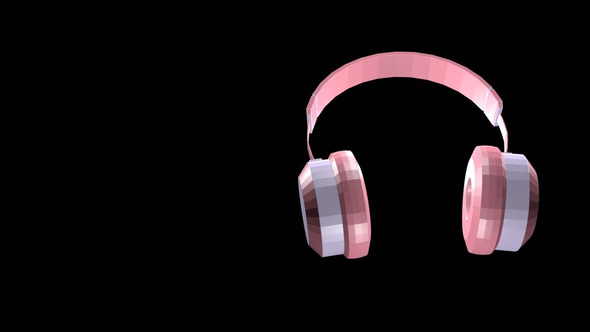 3D model Low poly headphones 1 VR / AR / low-poly | CGTrader