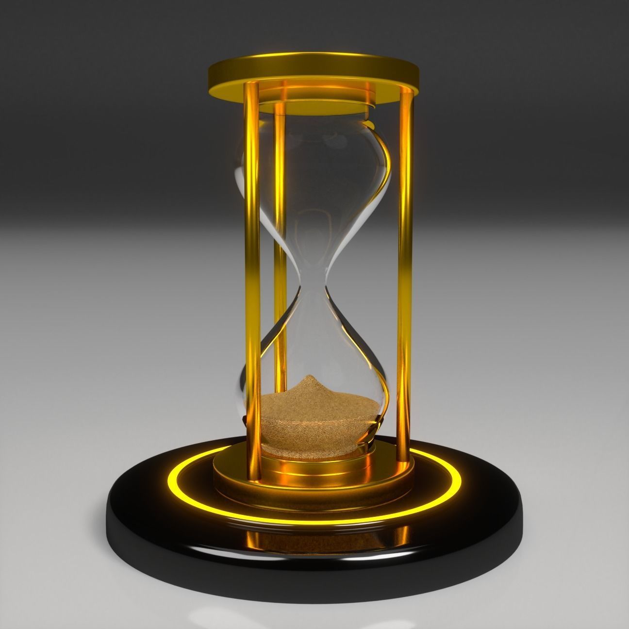 hourglass 3D model | CGTrader