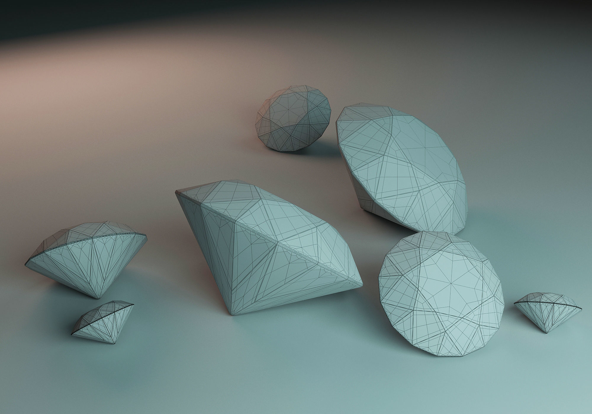 Diamond 3D model | CGTrader