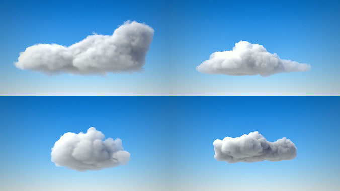 Volumetric clouds VDB 3D model | CGTrader
