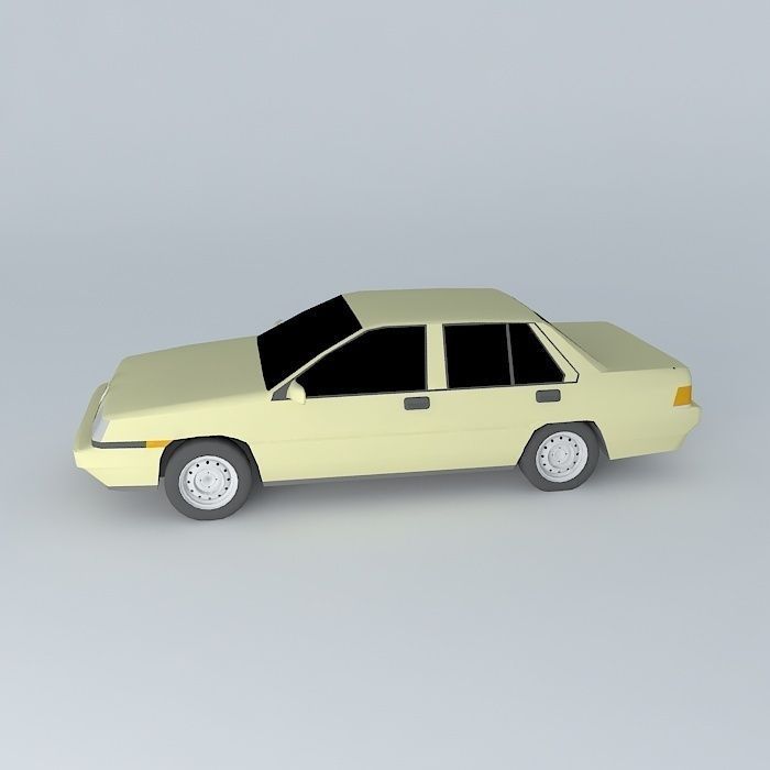 1985 Proton Saga free 3D model | CGTrader