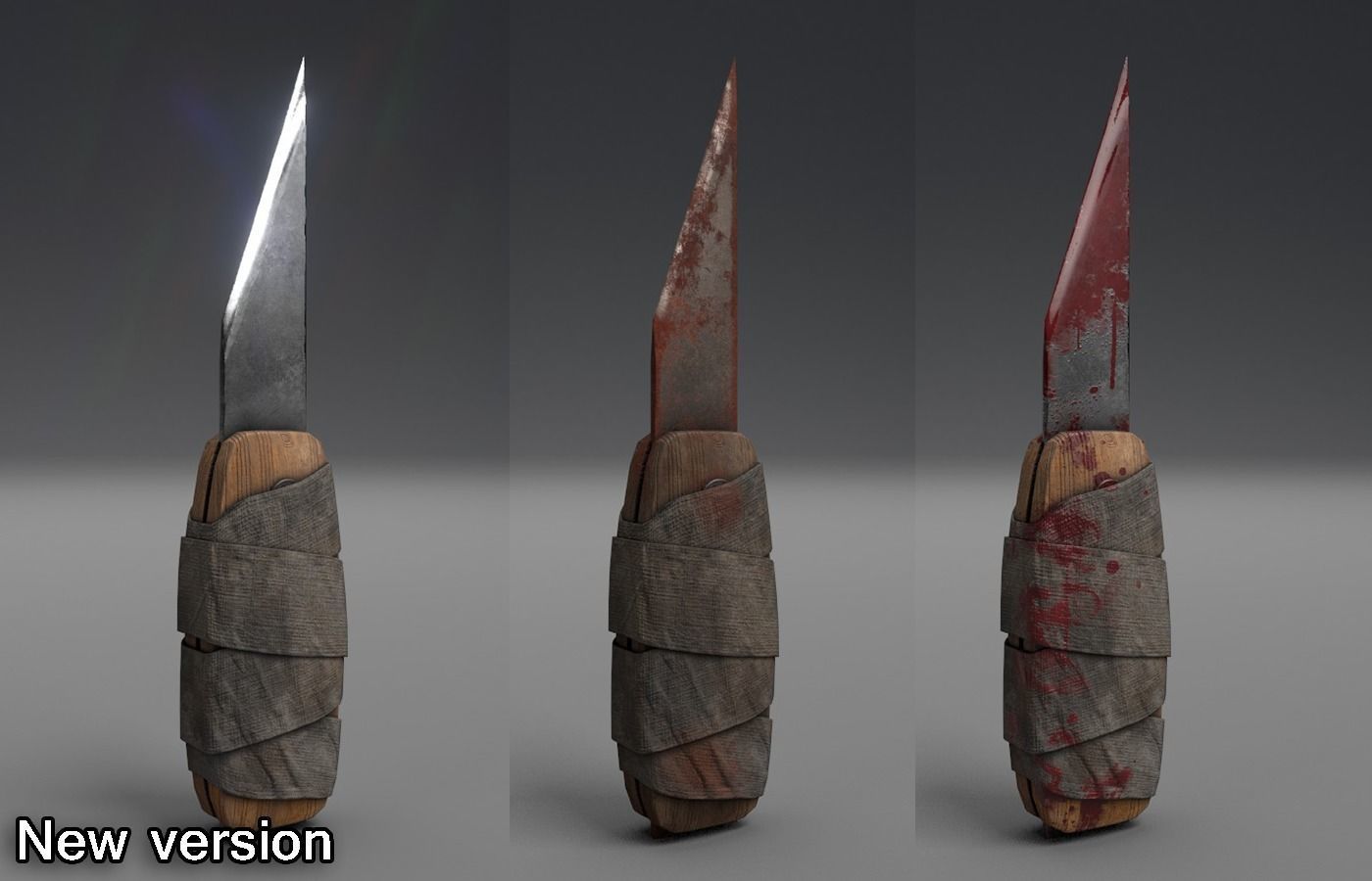 3D model Prison shank - 3 texture styles Updated VR / AR / low-poly | CGTrader