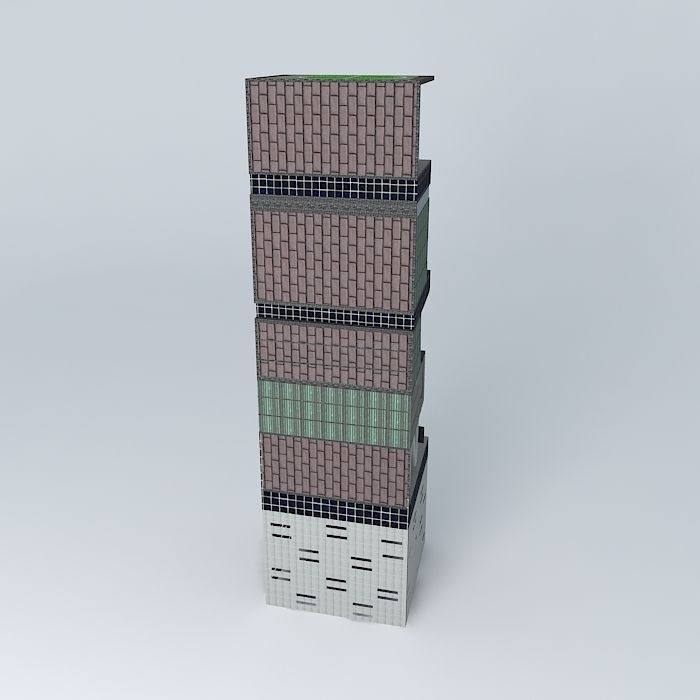 Antilia tall building free 3D model | CGTrader