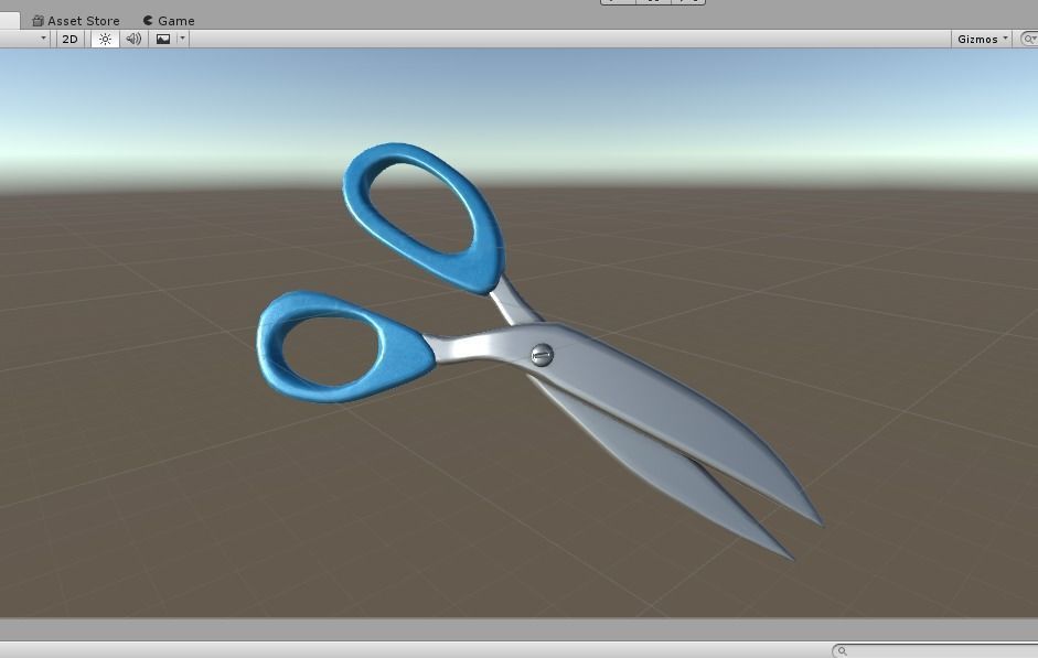 3D model Scissor low poly scissors VR / AR / low-poly | CGTrader