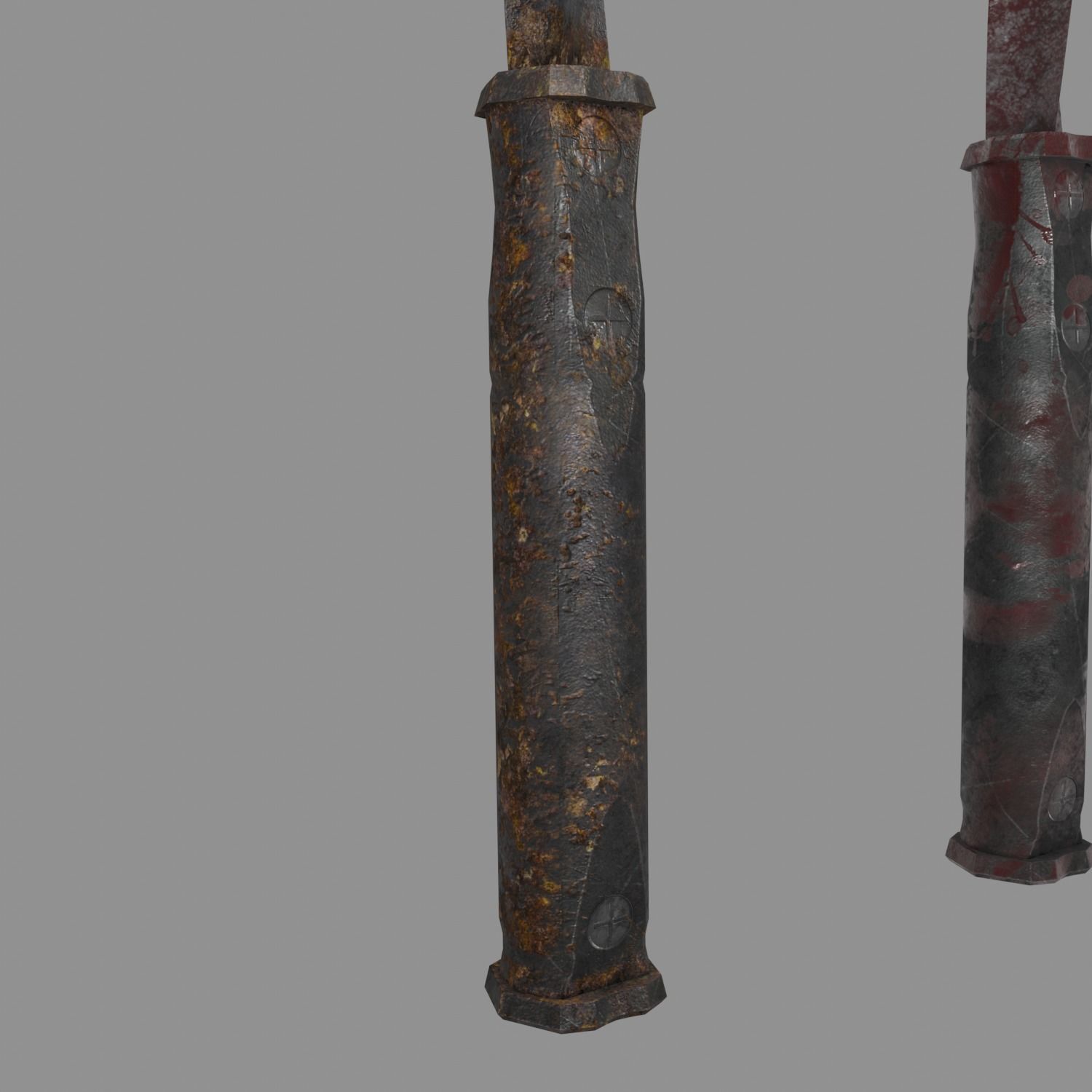 3D model cyclone knife - 3 texture styles VR / AR / low-poly | CGTrader