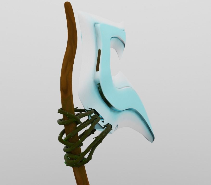 Magical Axe - Scythe free VR / AR / low-poly 3D model | CGTrader