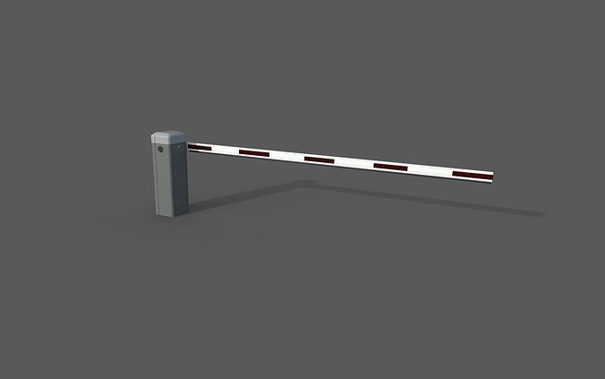 Simple Barrier 3D model | CGTrader