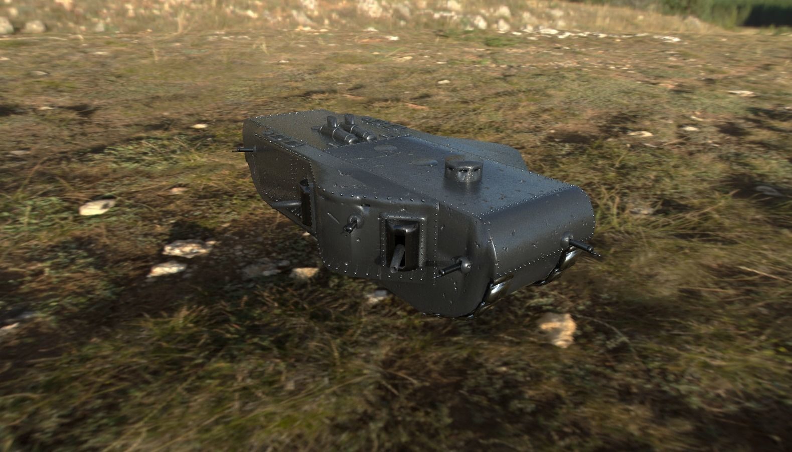 K-Wagen tank 3D model | CGTrader