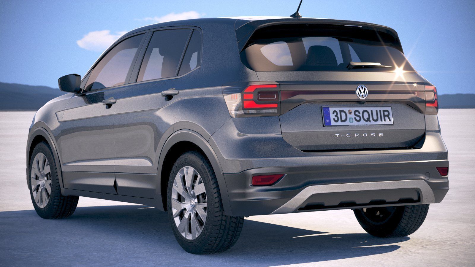 Volkswagen T-Cross basic 2019 3D model | CGTrader