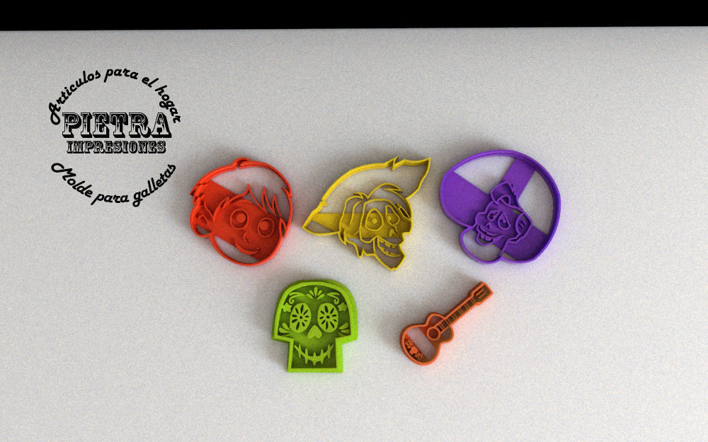 MOLDE CORTANTE PARA GALLETAS FONDANT COCO 3D model 3D printable | CGTrader