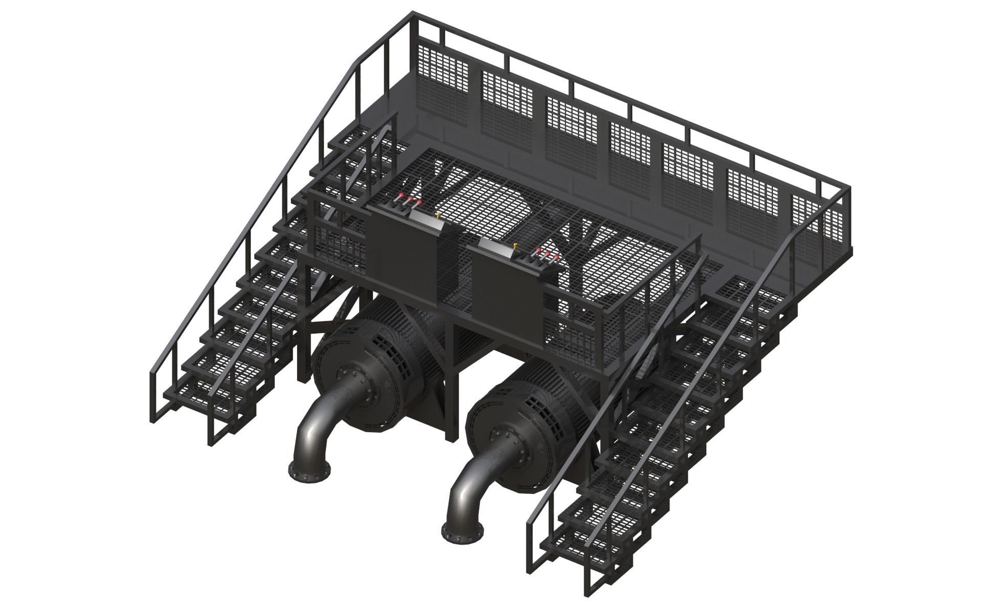 Control Station 3D model | CGTrader