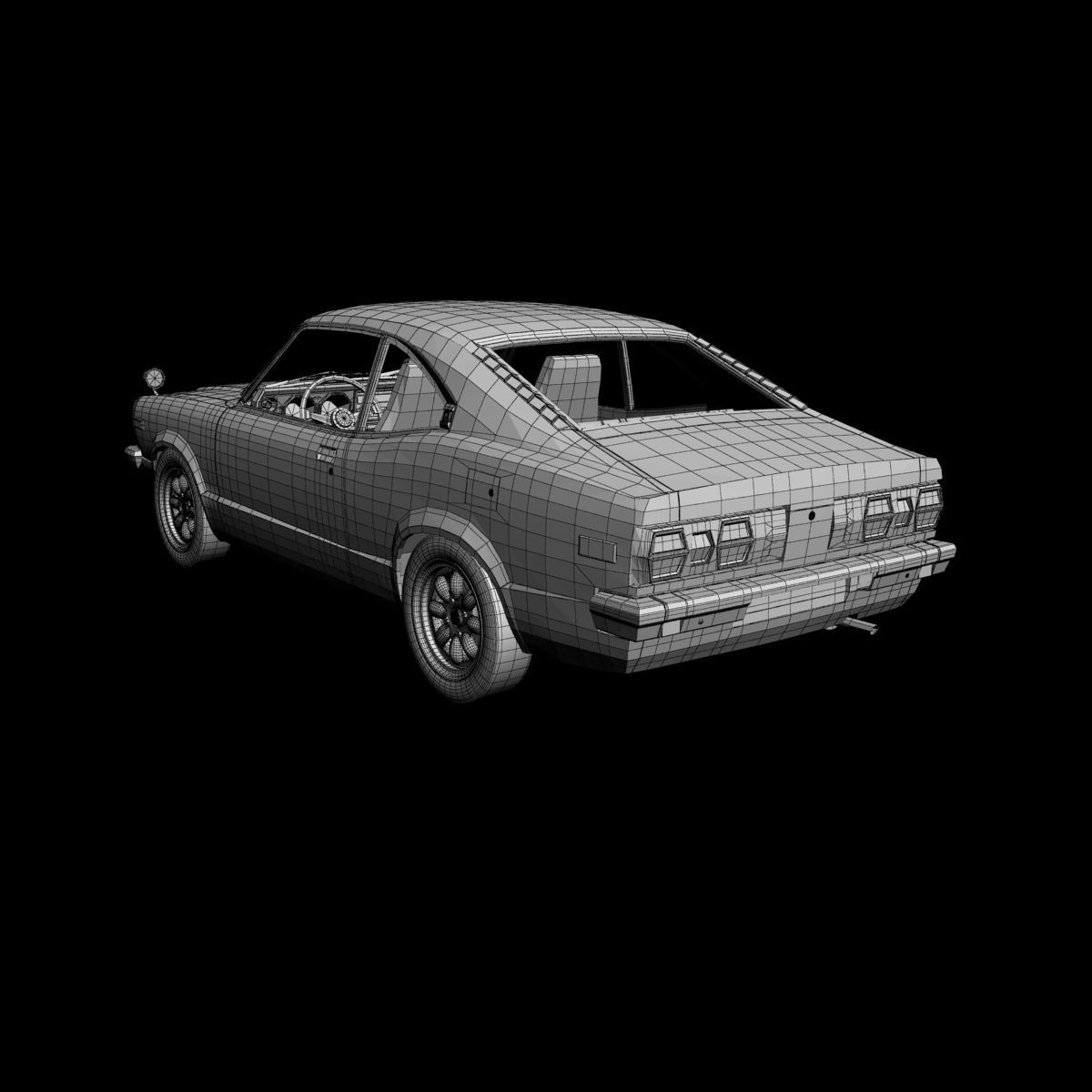Mazda RX3 Savanna 3D model | CGTrader